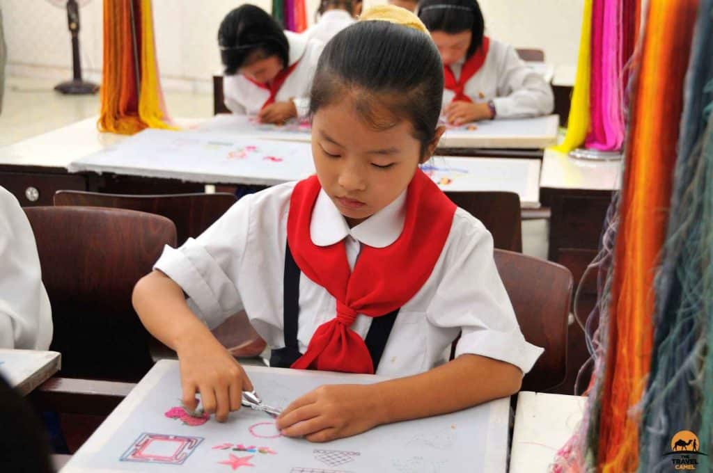 Student in the Mangyongdae Children’s Palace – Pyongyang, North Korea ...